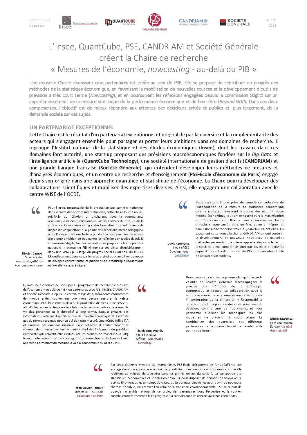 Press releases - Measurement in Economics, Nowcasting – Beyond GDP ...